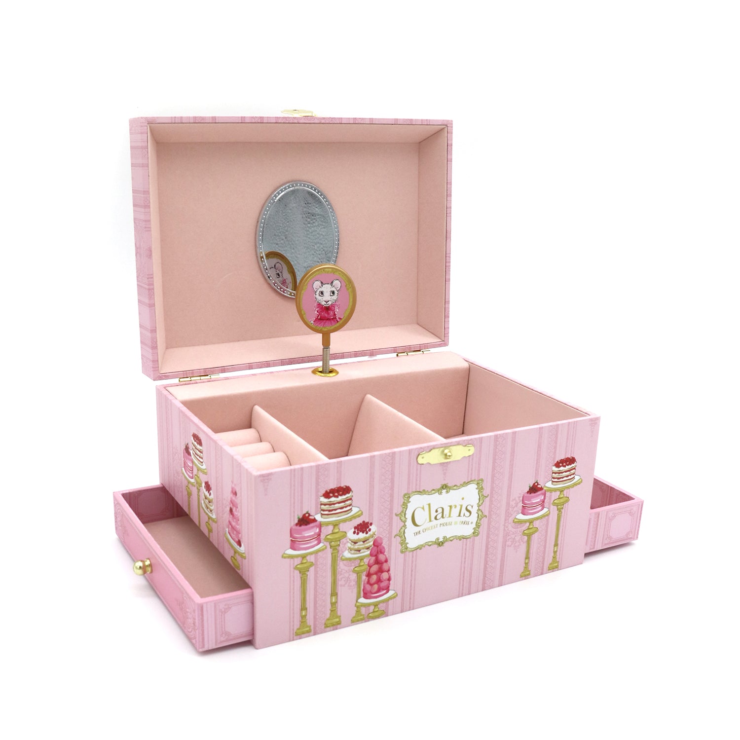 Luxury Musical Jewellery Box & Claris the Mouse